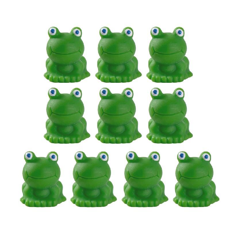 Pack of 10 Beautiful Mini Frogs Resin Crafts for Living Space - Walmart.com