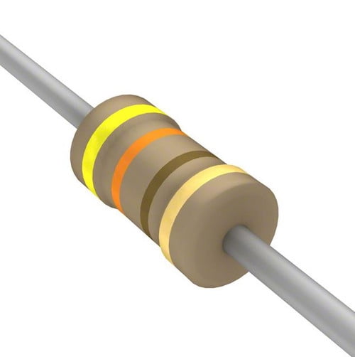 Pack of 10 CF18JT430R Resistor 430 Ohms ±5%, 1/8W Through Hole Axial ...