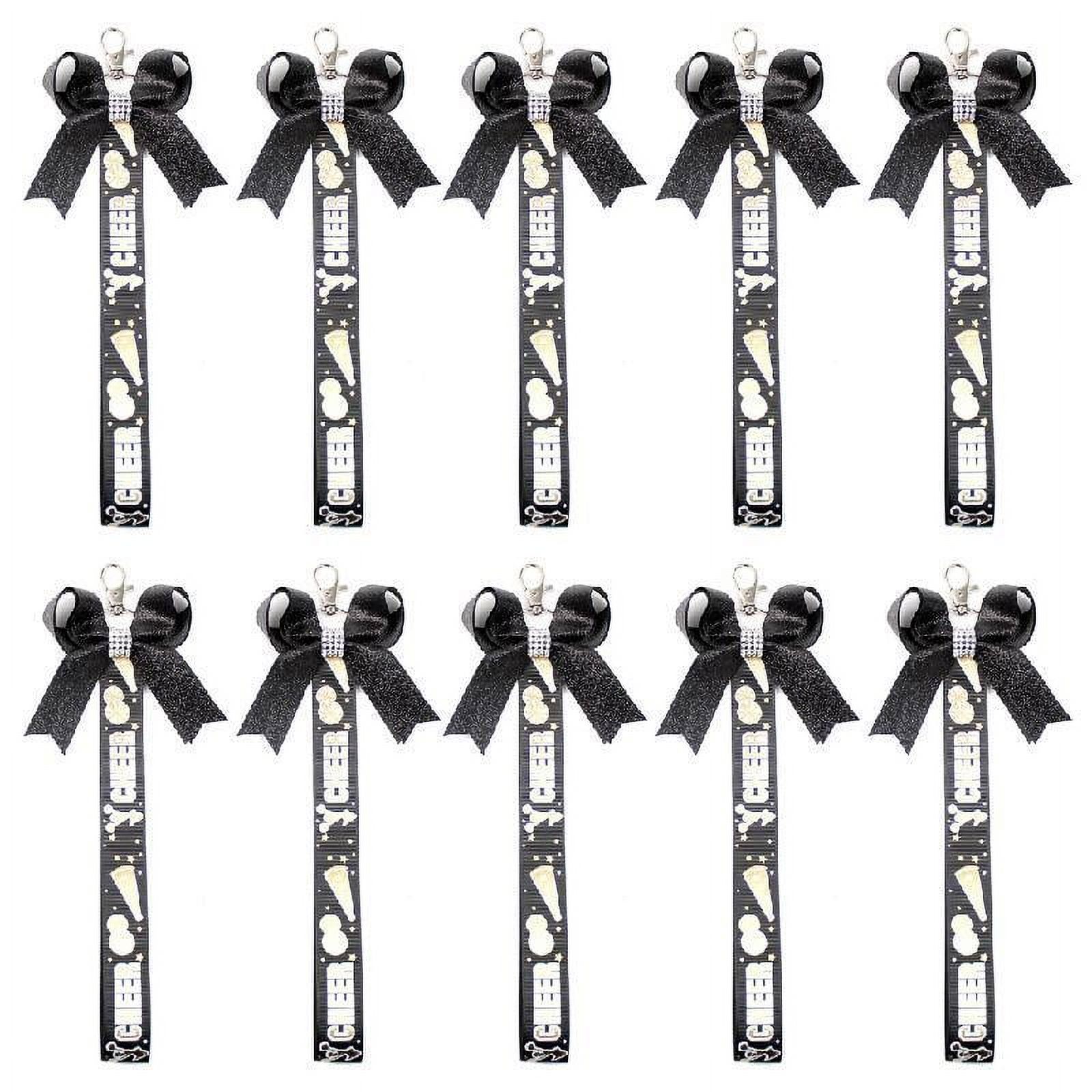 Pack of 10 Cheerleading Spirit Bows Keychains Stylish Teen Girl Bag ...