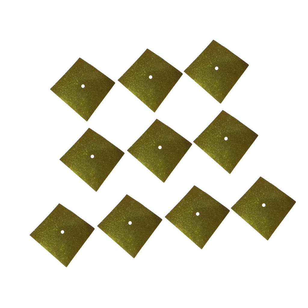 Pack of 10 Colorful Glitters Card Paper 9x9Inches Adhesive Backing for ...