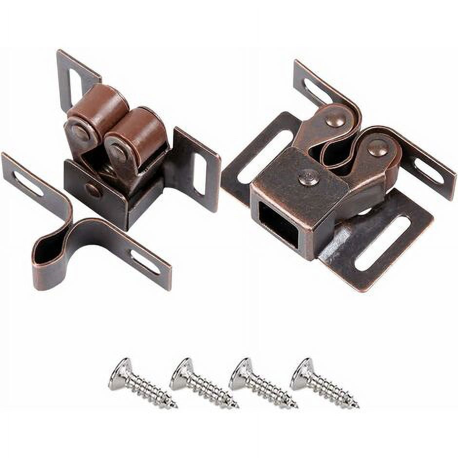 Pack of 10 Double Roller Door Latches with Screws for Cupboard ...
