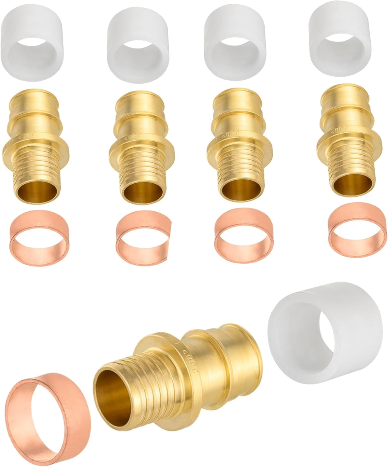 (Pack of 10) EFIELD 1/2" Pex-A Expansion X 1/2" Polybutylene Transition ...