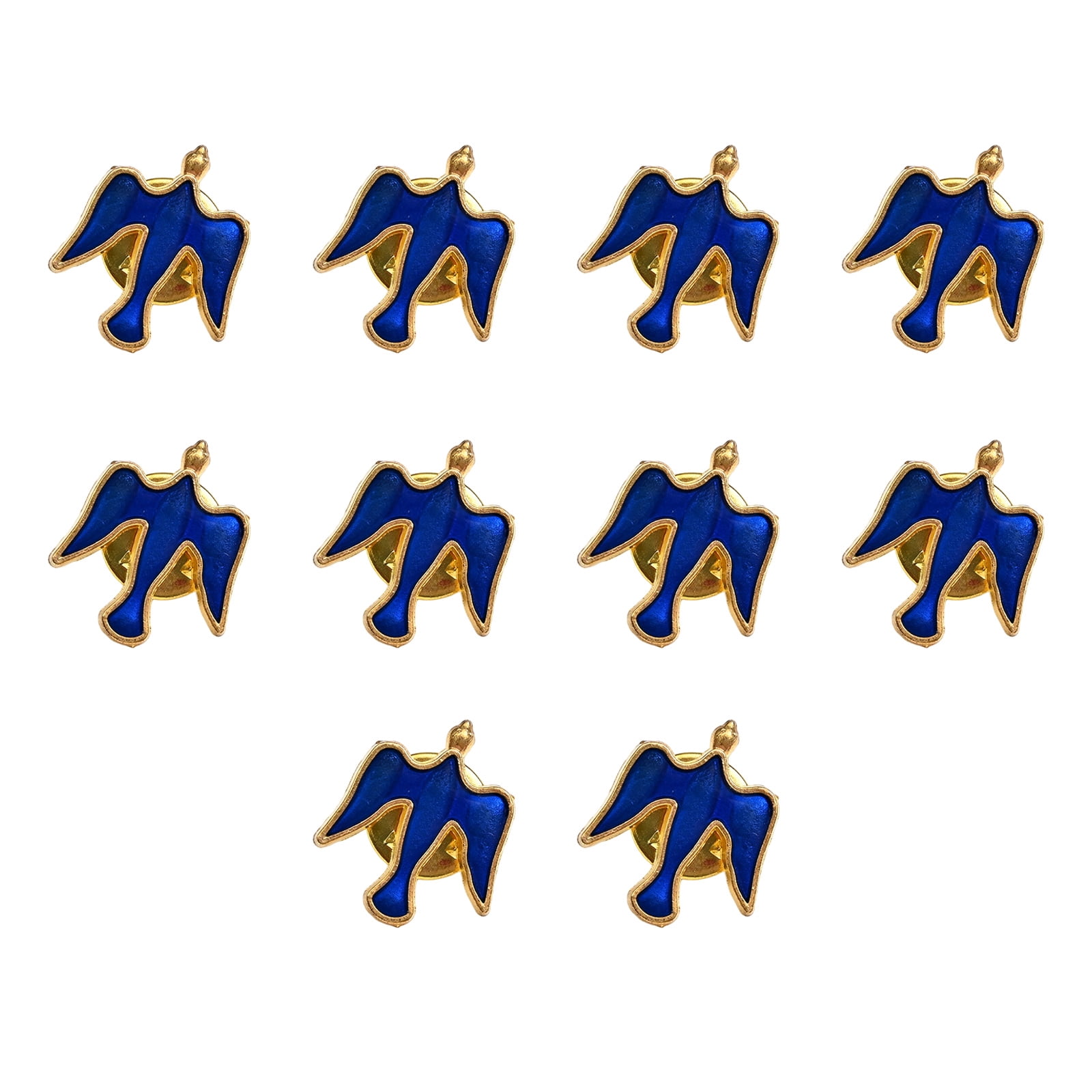 Pack of 10 Elegant Doves Brooch Pin Small Doves Brooch Stylish Clothing ...