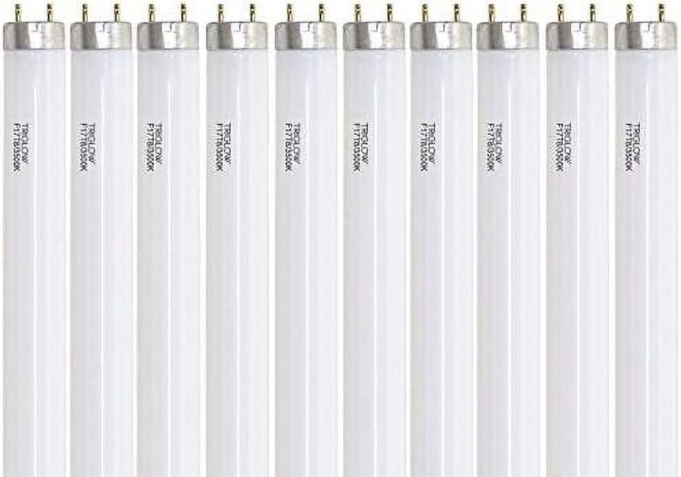 (Pack of 10) F17T8/735 24" 17-Watt Straight T8 Fluorescent Tube Light ...