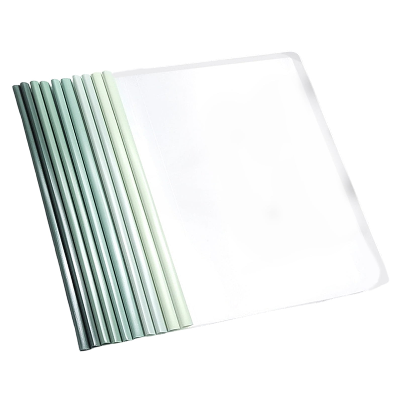 Pack of 10 File Folders Clear File Folders Heavy Duty Plastic Secure ...