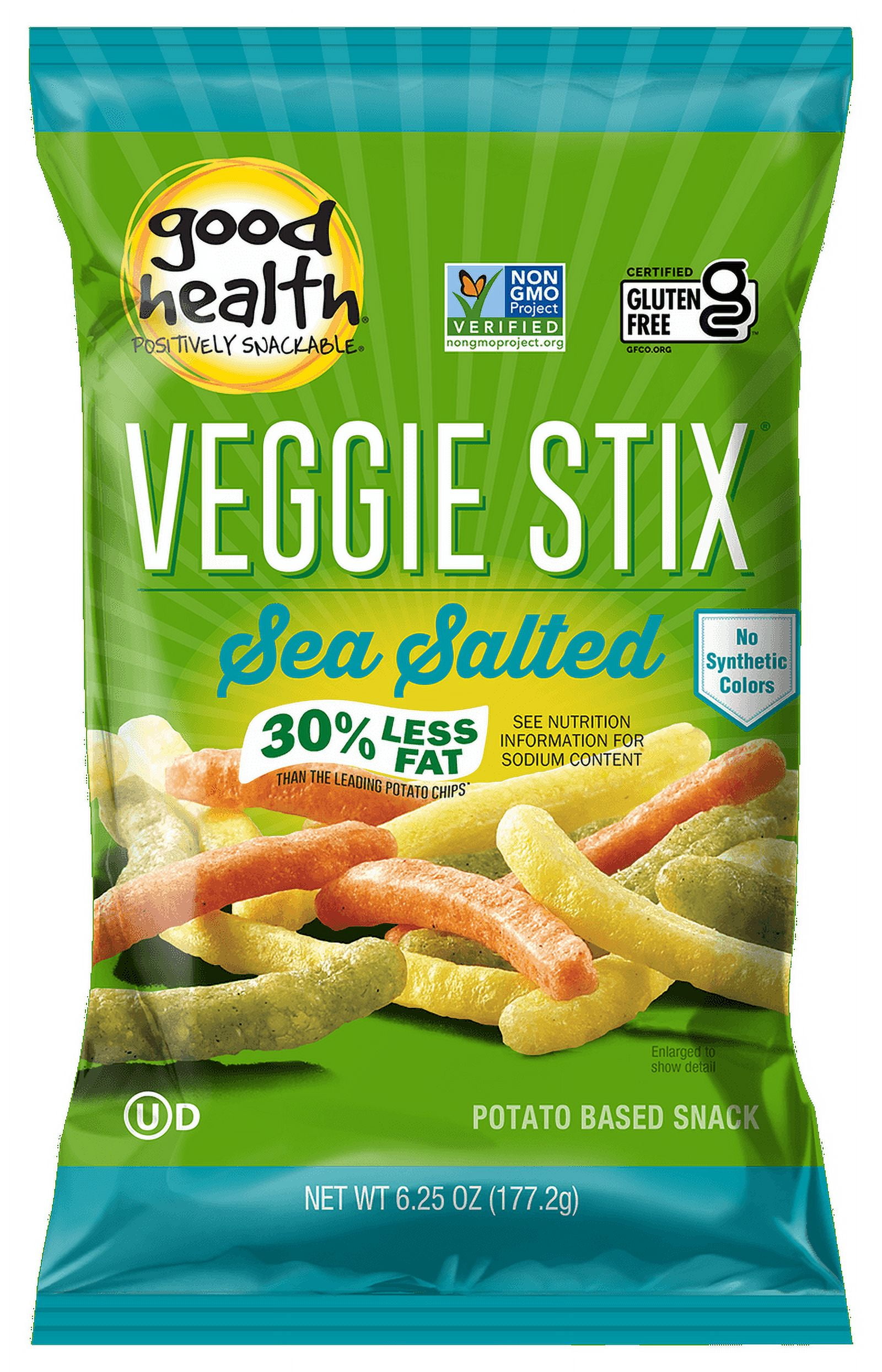 Pack of 10, Good Health Sea Salt Veggie Stix®, 6.25 oz - Walmart.com