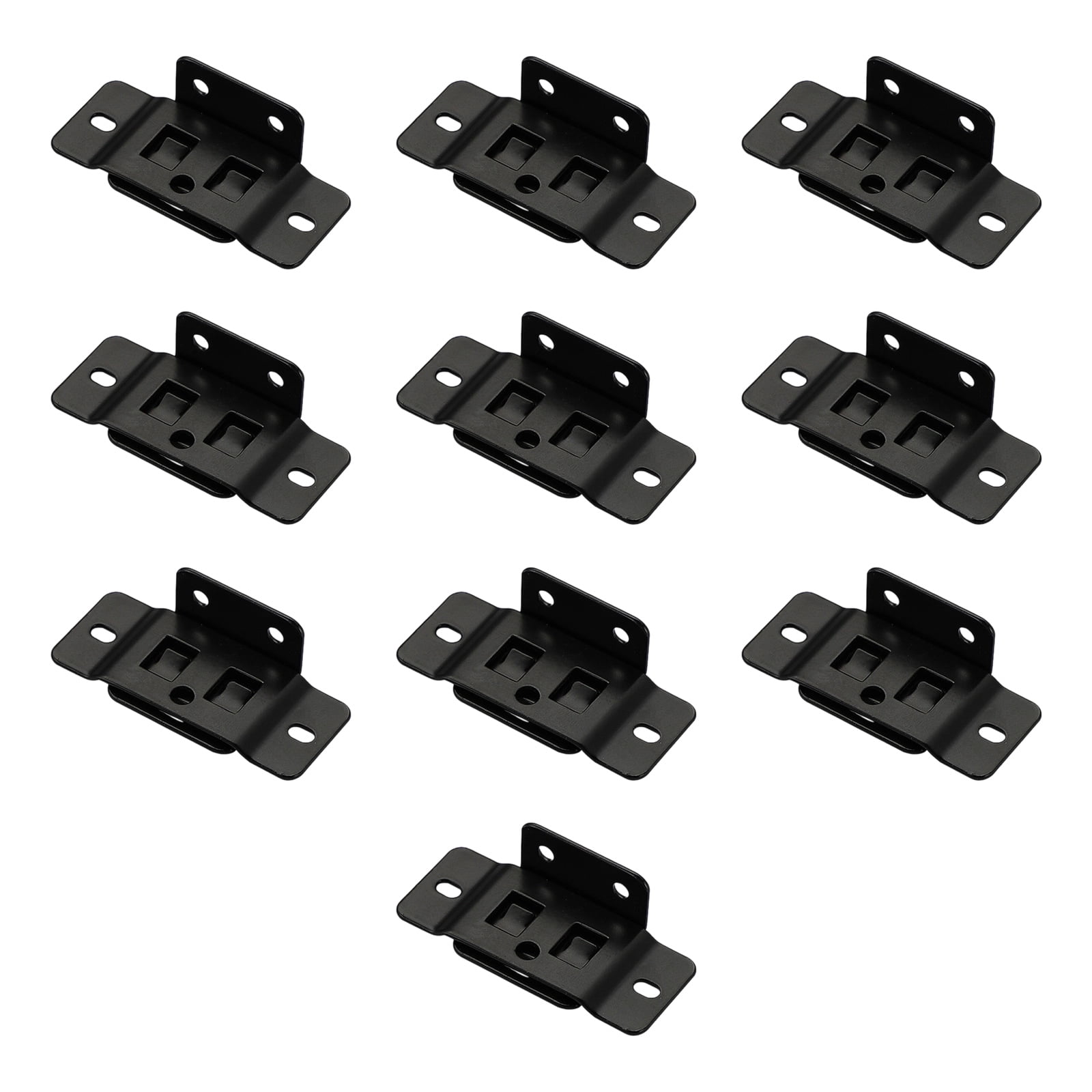 Pack of 10 L Shaped 90 Degree Iron Brackets Rusts Resistant Coating ...
