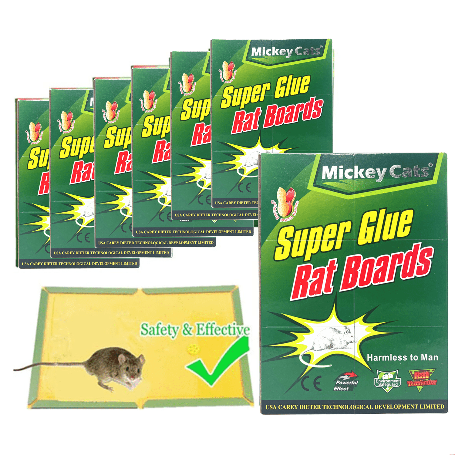"Value Pack: (10) Large Mouse Glue Trap, Super Strength for Mice, Rats ...