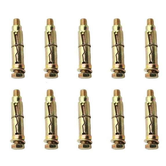 Pack of 10 M6/8/10/12 Threaded Concrete Anchors for Craft and ...