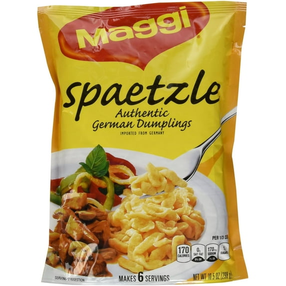 Pack of 10, Maggi Spaetzle Authentic German Dumplings, 10.5 oz ...