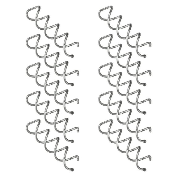 Pack of 10 Metal Twist Hair Clamps for Secure Roll Updos Not Scratch ...