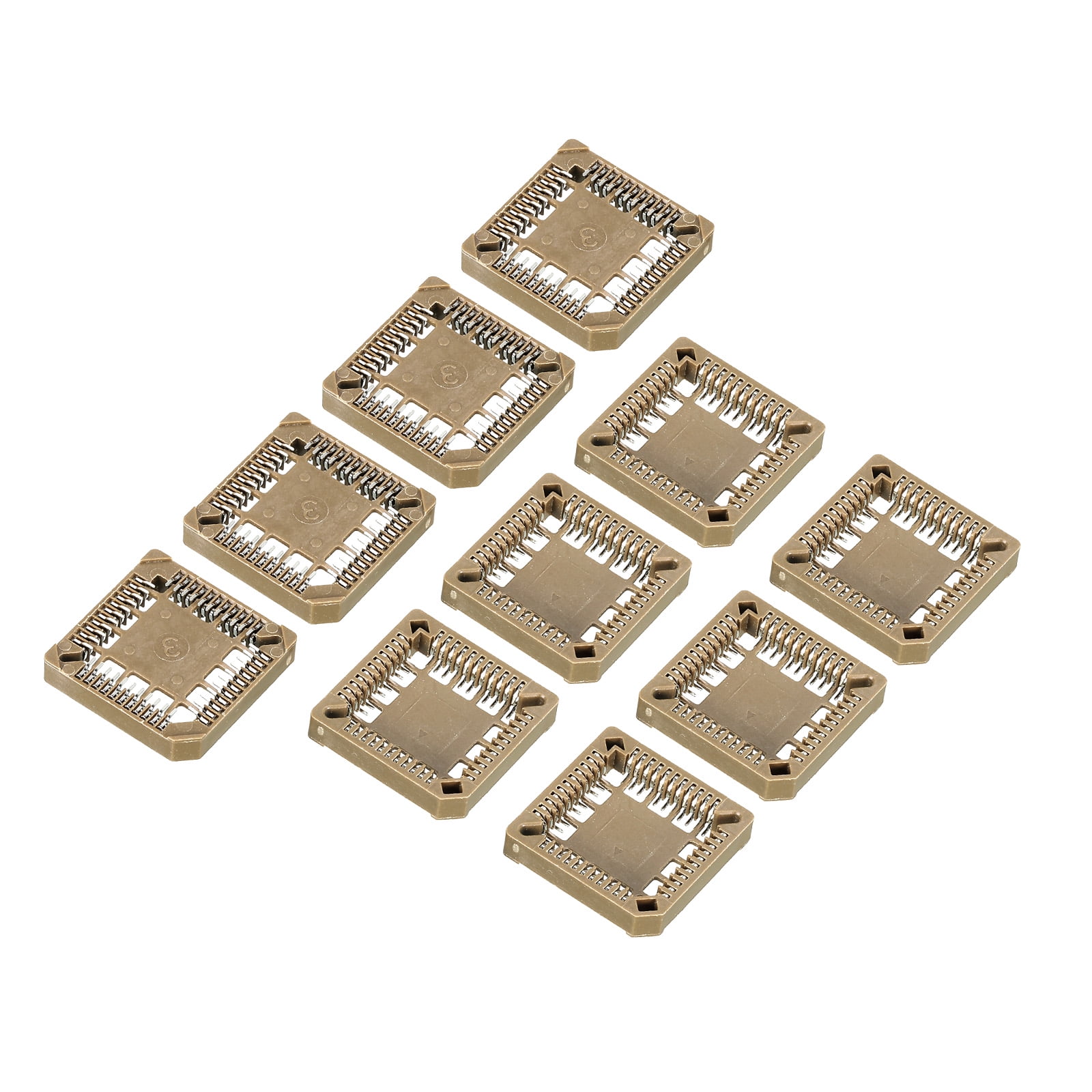 Pack of 10 PLCC44P IC Socket 44Pin 1.26mm Pitch SMT Surface Mounted ...