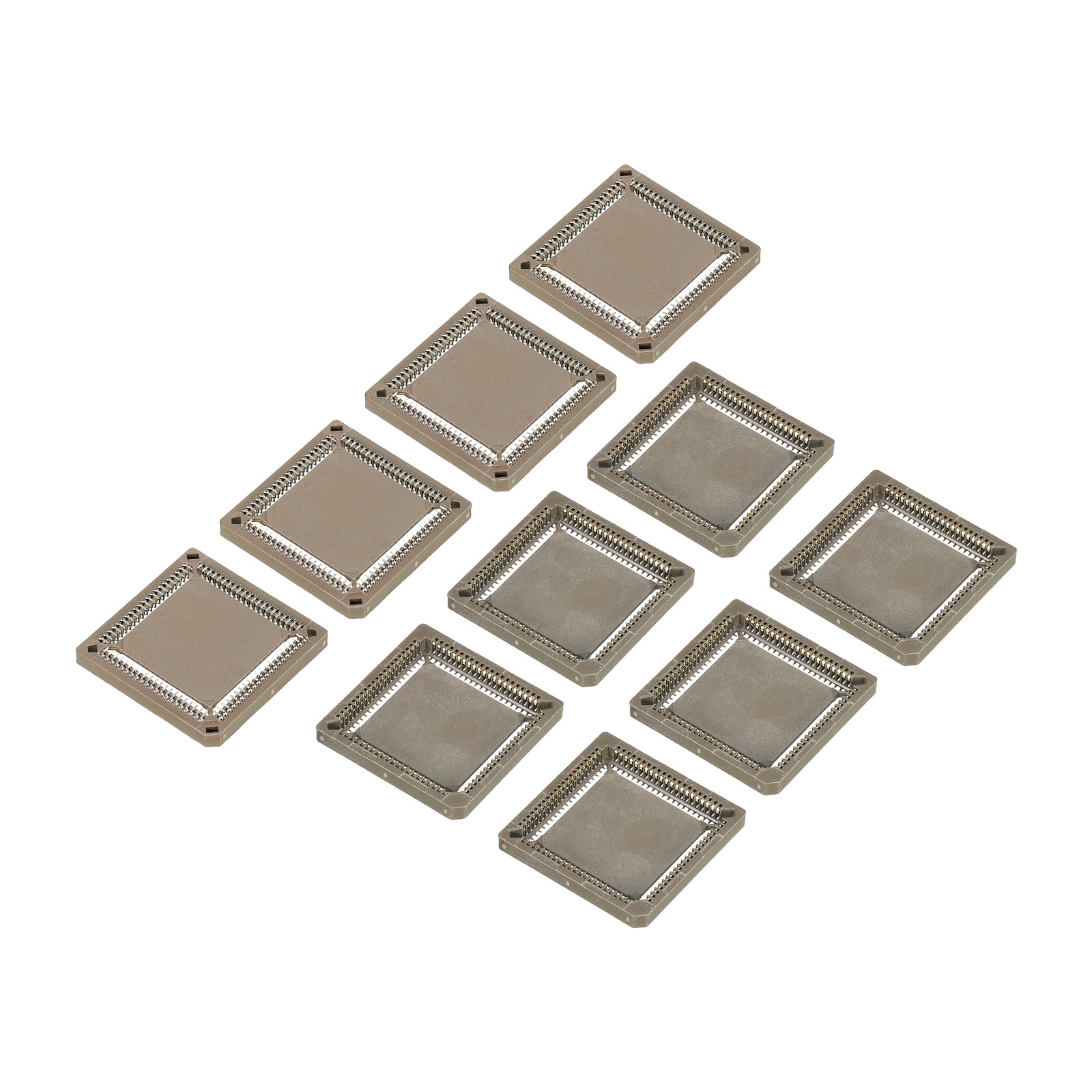 Pack of 10 PLCC84P IC Socket 84Pin 1.26mm Pitch SMT Surface Mounted ...