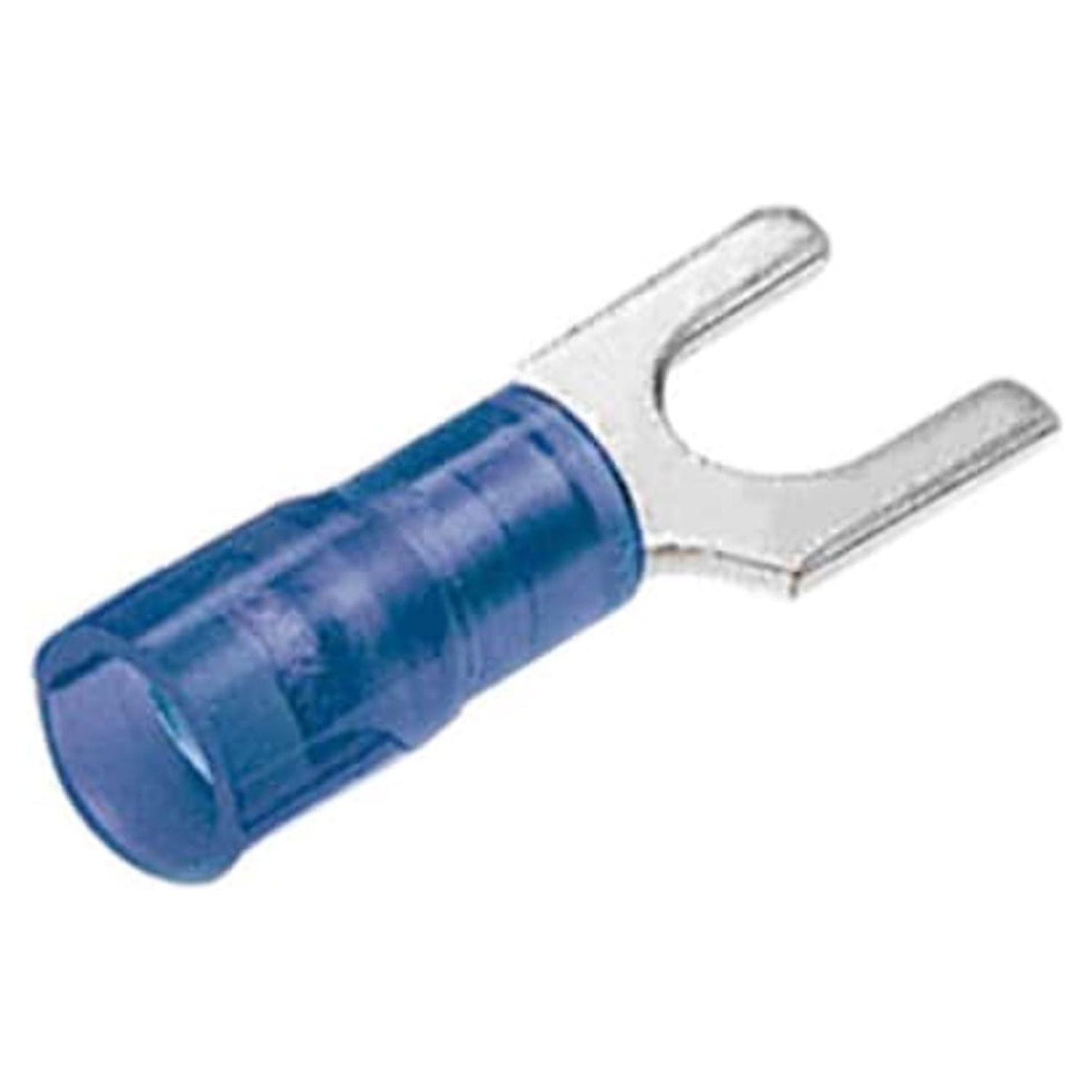 Pack of 10 PNF14-8F-3K Connector Crimp Blue 8 Stud Spade Terminal 14-16 ...