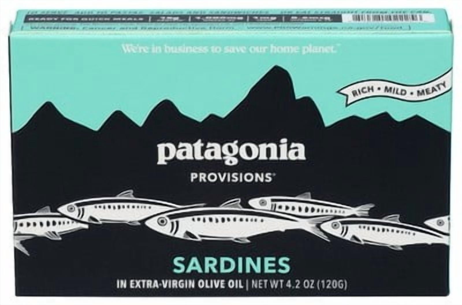 (Pack of 10) Patagonia Provisions Sardines Extra Virgin Olive Oil 4.2 ...