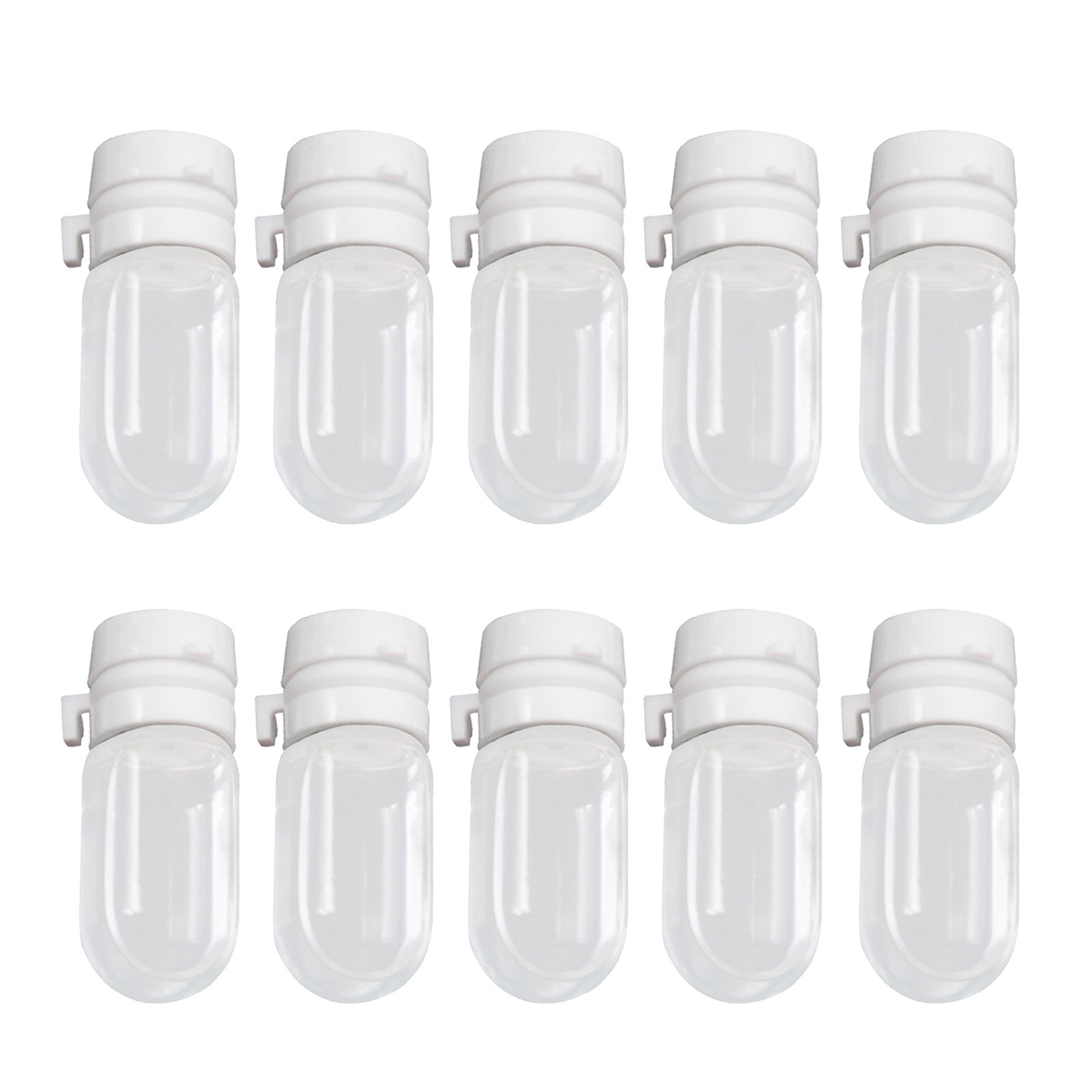 Pack of 10 Portable 2ml Glass Vials Designs for Safe Liquid Transport ...