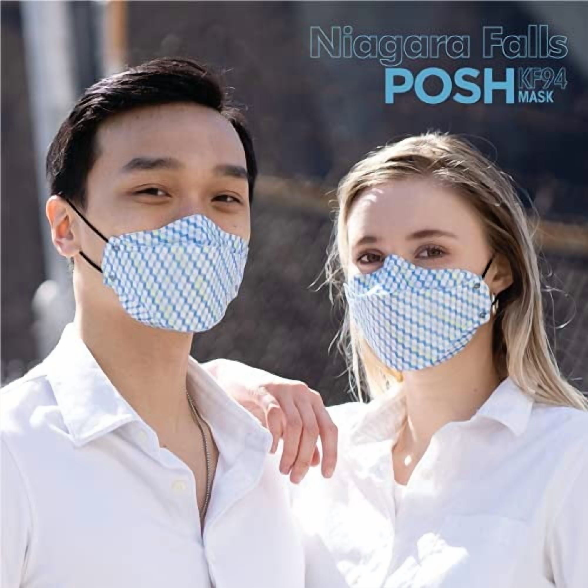[Pack of 10] Posh KF94 Mask - Niagara Falls (B05) (MADE IN KOREA ...