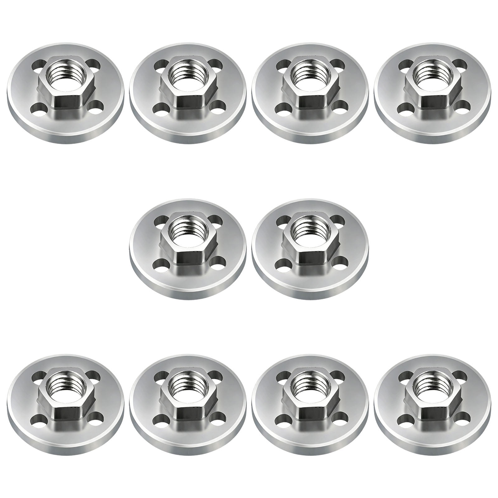 Pack of 10 Precise Alloy Steel Pressure Plates for 100mm Angled ...