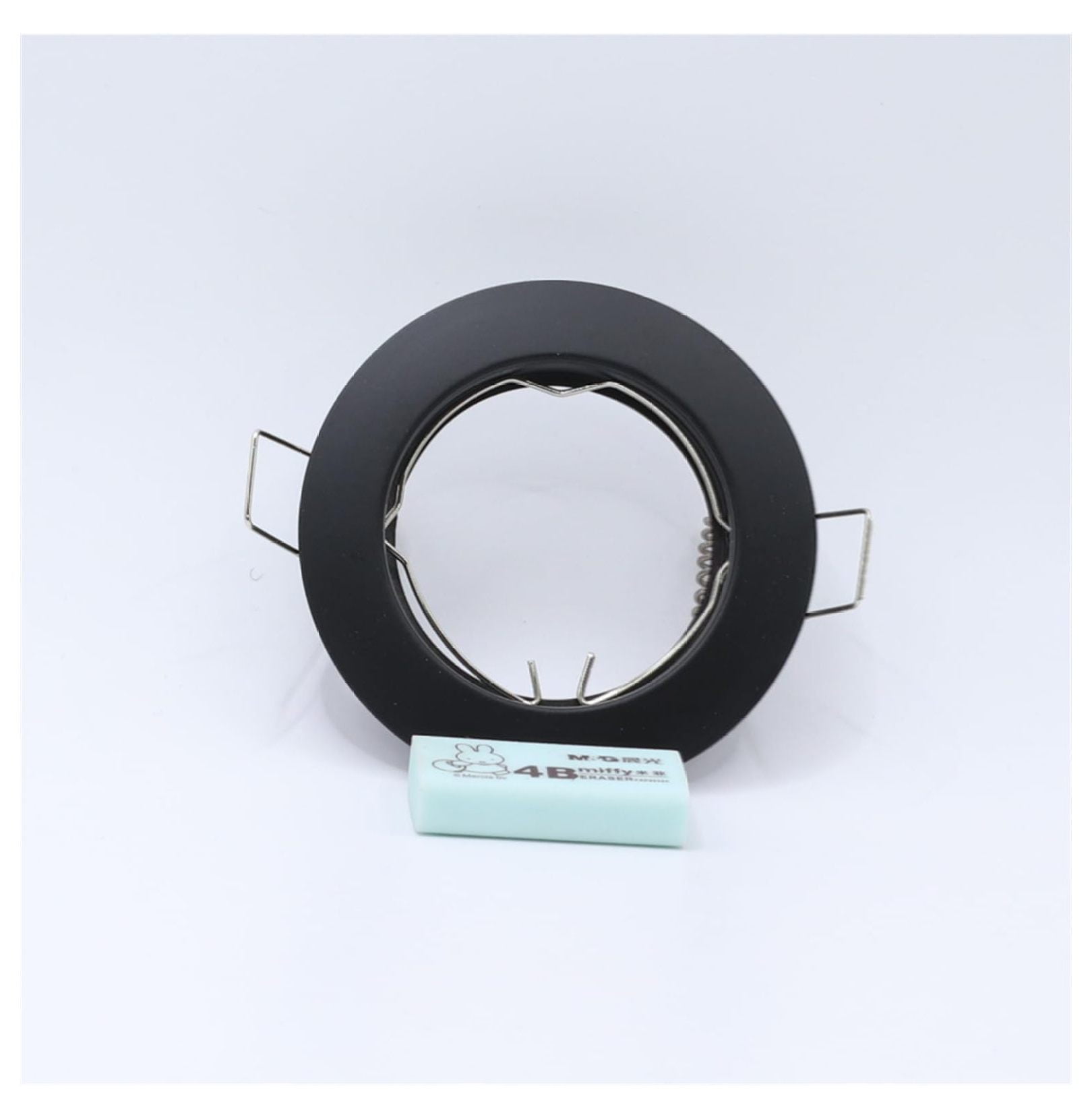 Pack of 10 Recessed Lighting Frame GU5.3 MR16 Fitting Black Ceiling ...