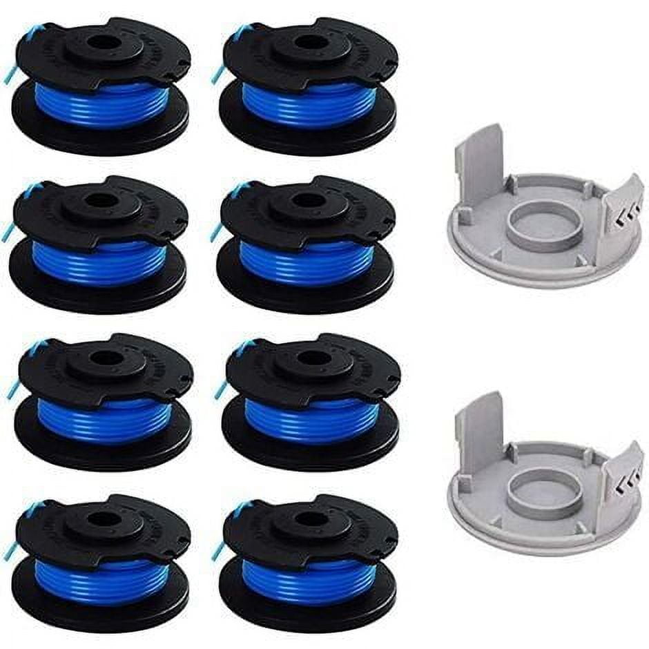 Pack of 10 Replacement 0.065" Trimmer Spools for Ryobi 18v 24v 40v ...