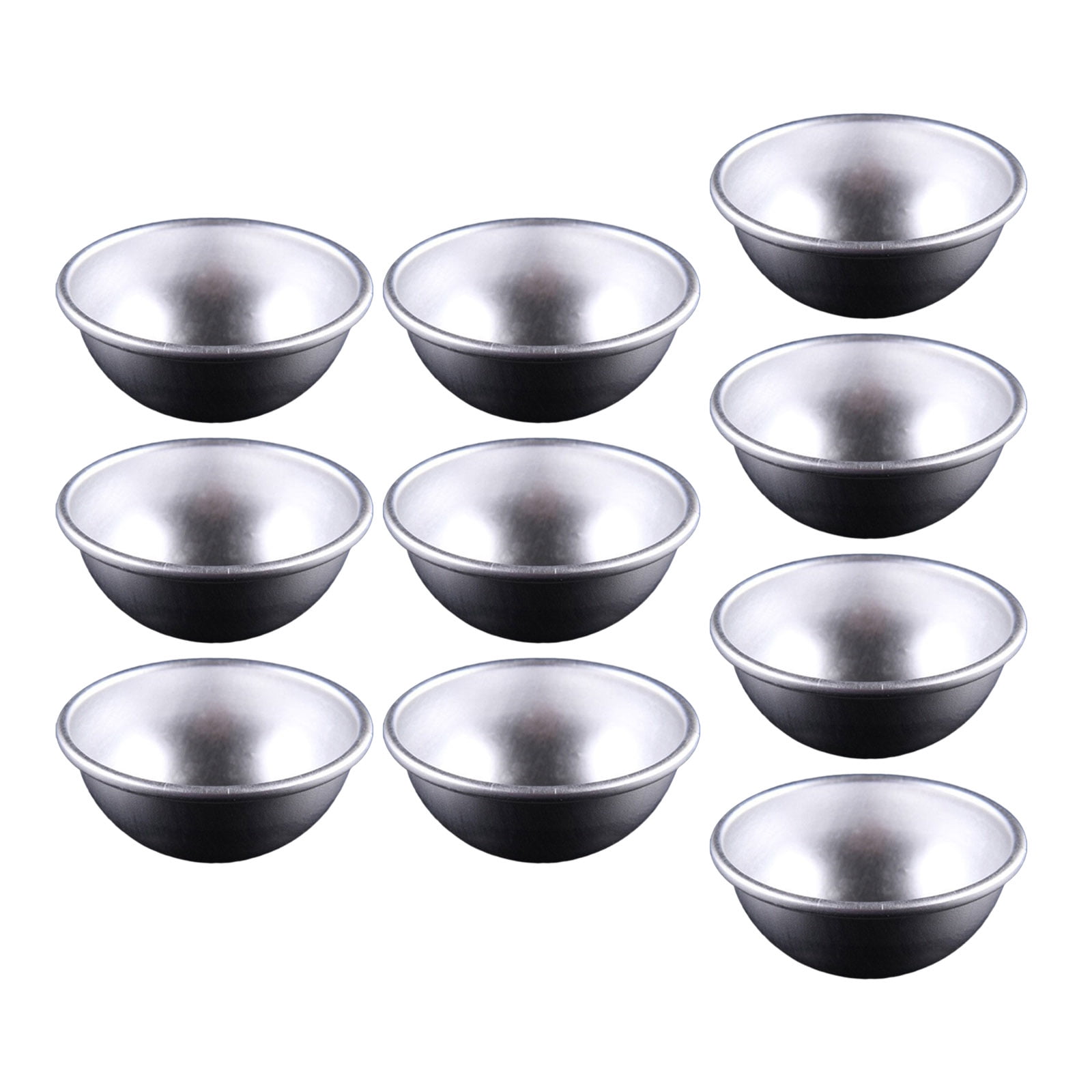 Pack of 10 Round Cake Tins Bakings Molds Dessert Molds Cake Pans ...