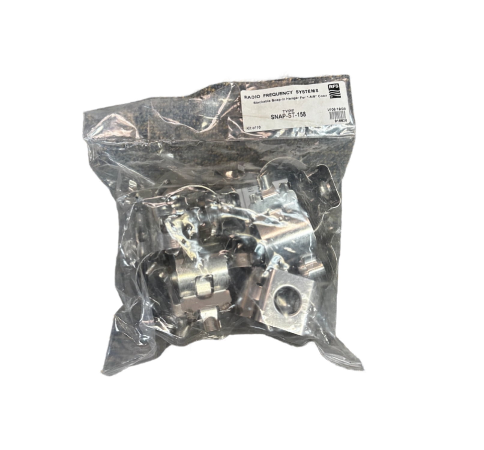 Pack of 10 SNAP-ST-158 Radio Frequency Systems Stackable Snap-In Hanger ...