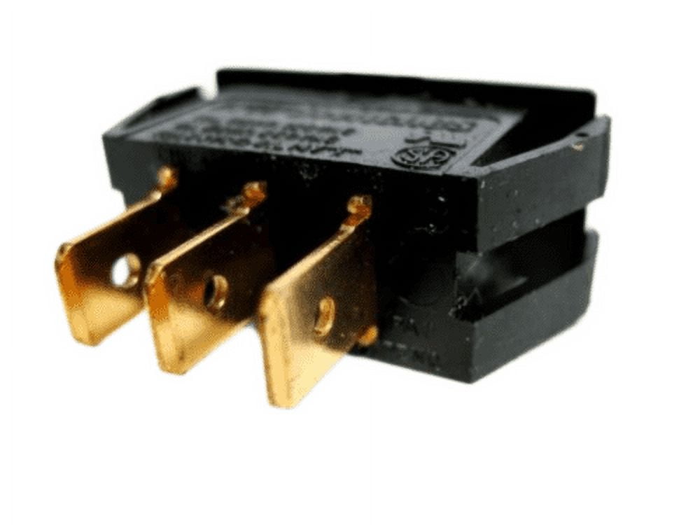 Pack of 10 SPDT Rocker Switch, 10A, 1/2 HP, 125 VAC - Walmart.com