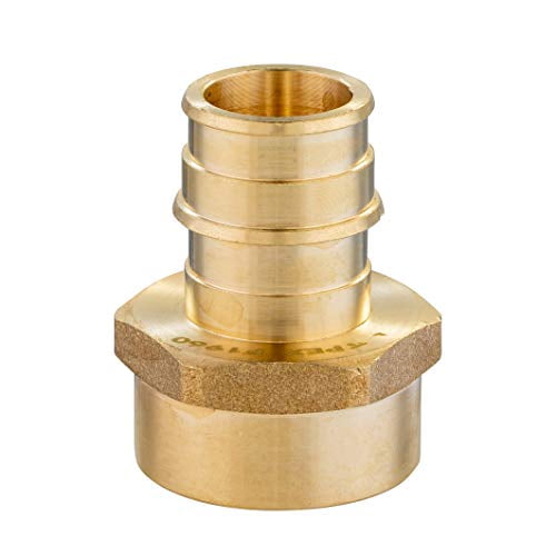 (Pack of 10 Sets) EFIELD Pex A Expansion Brass Fittings 3/4"x 3/4" Female NPT Adapter, F1960 ...