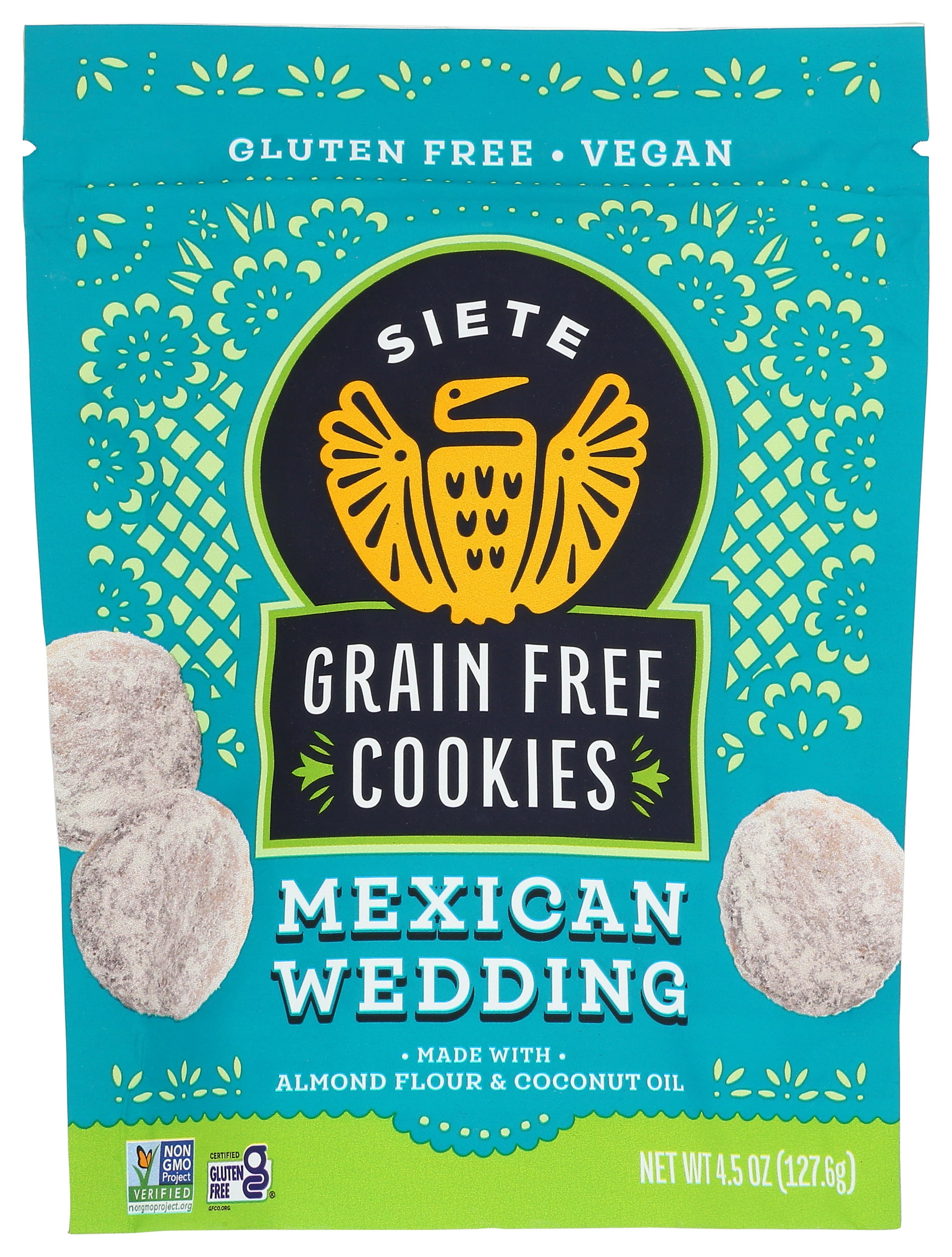 Pack of 10, Siete Mexican Wedding Cookies, 4.5 oz - Walmart.com