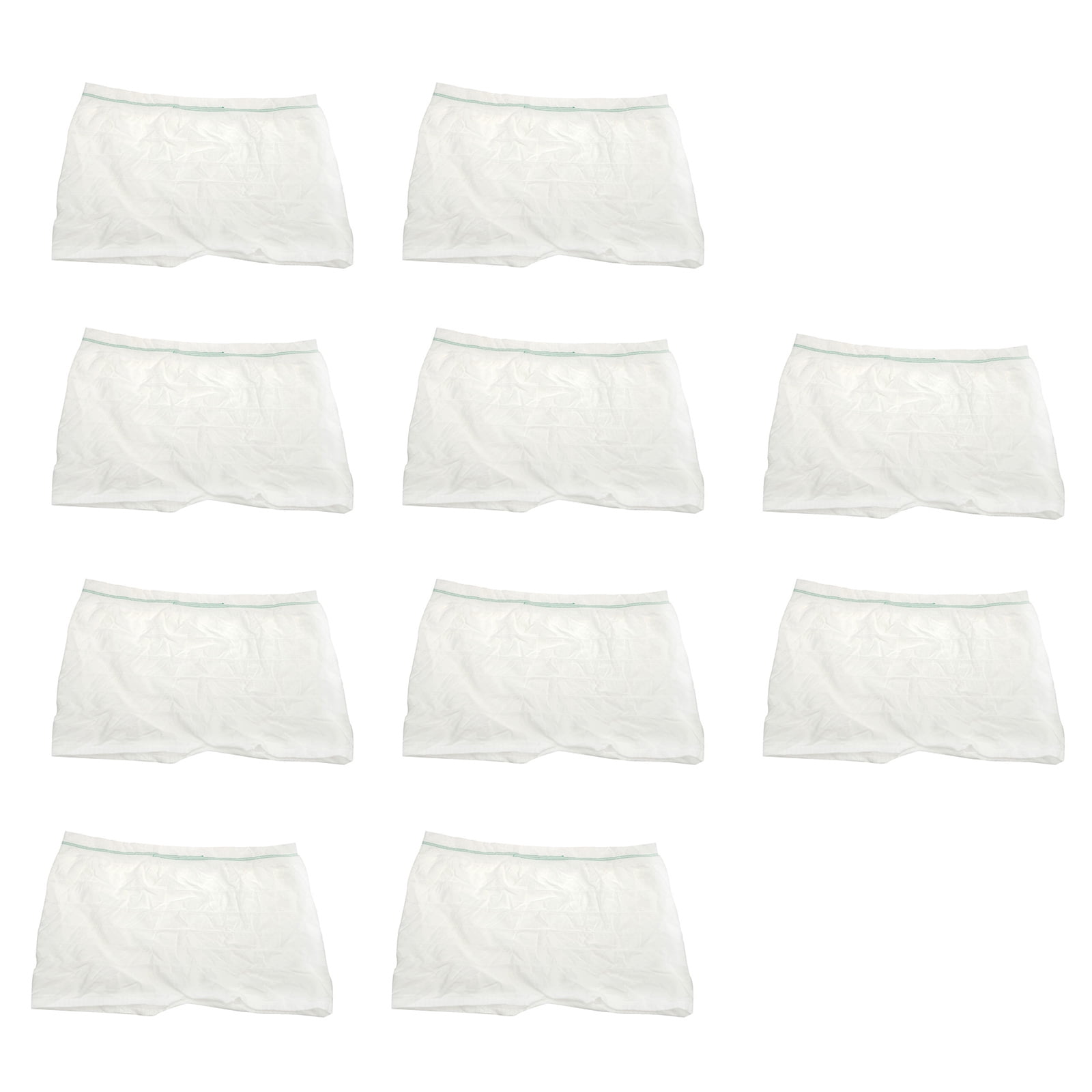 Pack of 10 Single Time Underwear for Women Breathable Mesh Boyshorts ...
