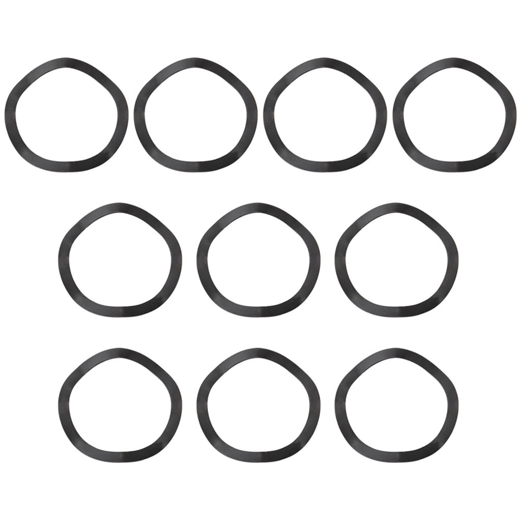 Pack of 10 Stainless Bent Cushions Spacers for Mountain Bicycles ...