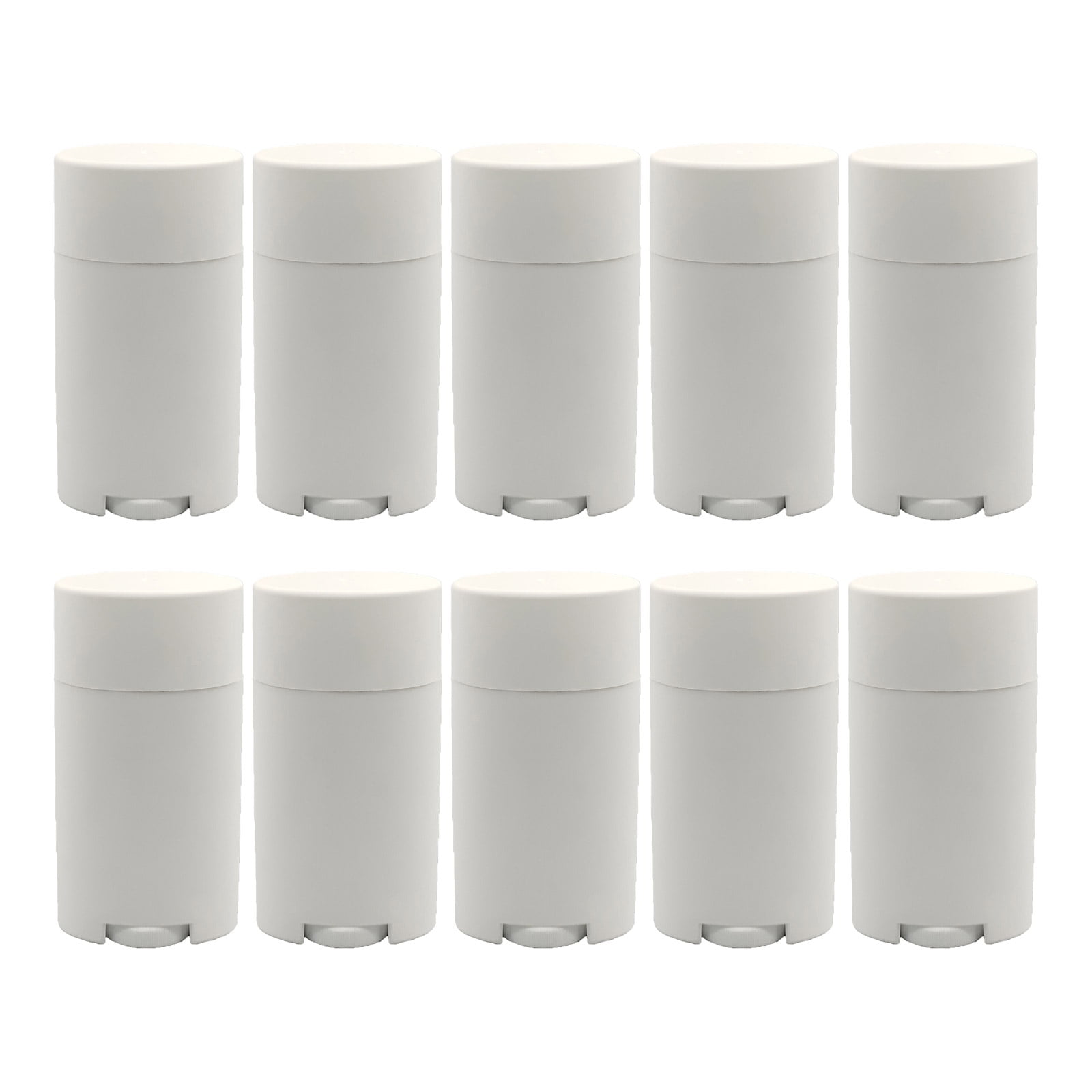 Pack of 10 Sturdy Light Elliptic Cylinders Frosted Texture Sunscreen ...