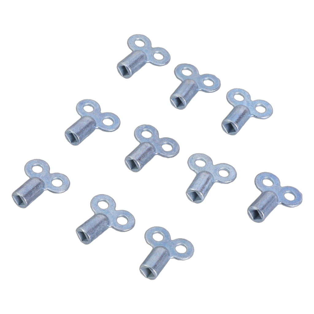 Pack of 10 Sturdy Metal Radiators Bleed Key for Easy Ventilation and ...