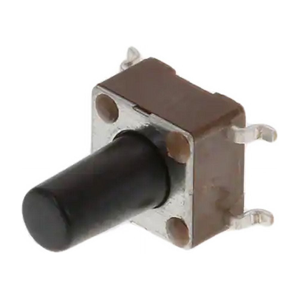 Pack of 10 TL3301BF160QG Tactile Switches SPST 0.05A 12VDC Round Button ...