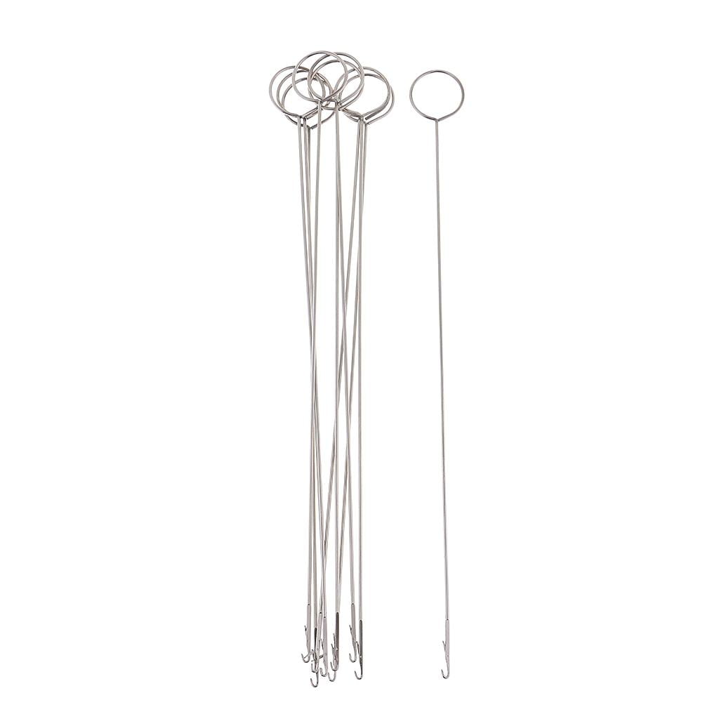 Pack of 10 latch and hook and eye Loop Turner for Button Loops,Frog ...
