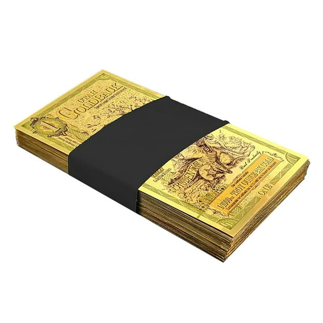Goldback 24k Gold Foil Aurum Note - 100 Pack, 1/1000 oz Utah Goldback ...