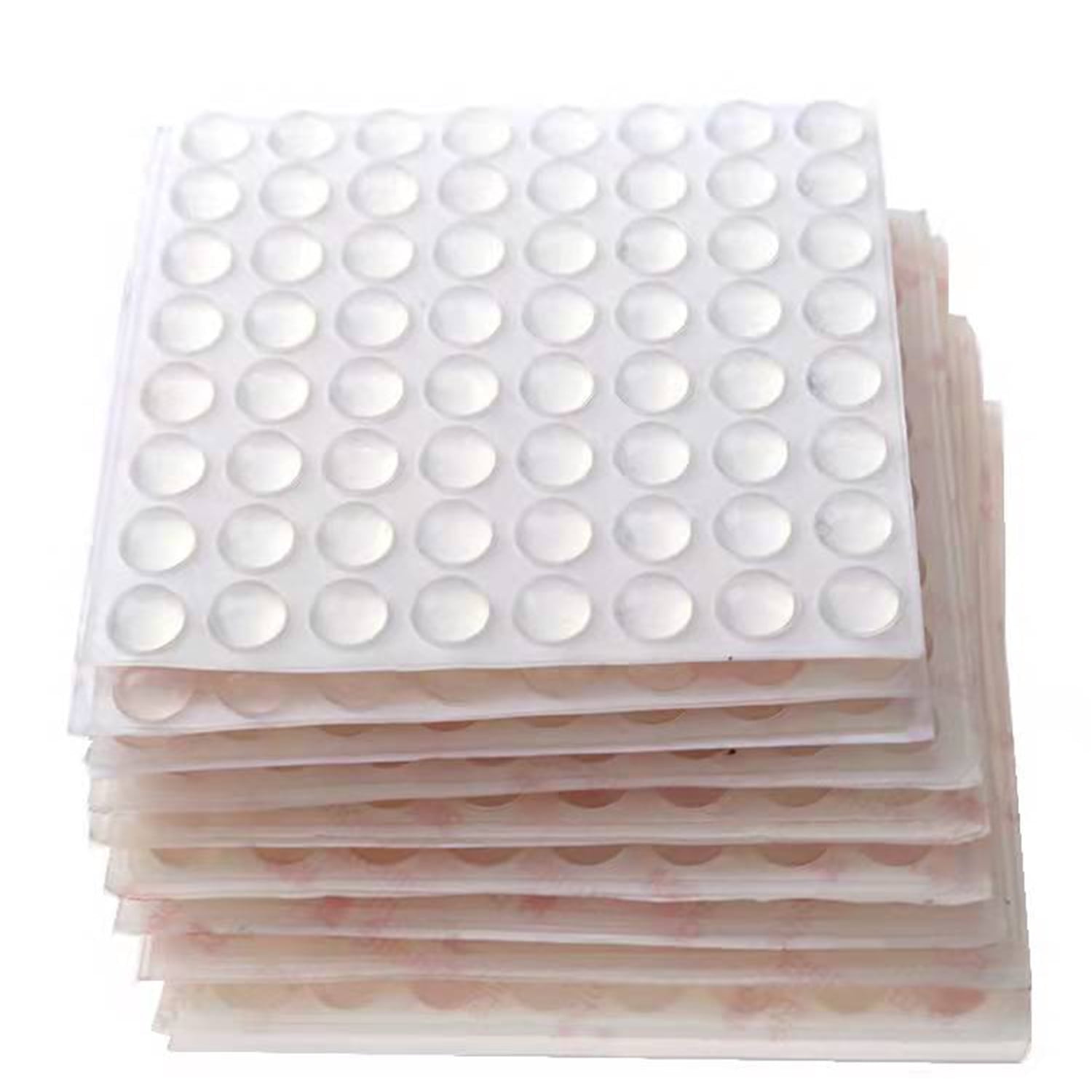 Pack of 100 Counts Cabinet Door Bumpers, Semi-Circular Sound Dampening ...