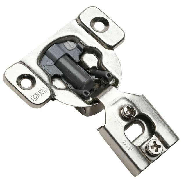 Pack of 100 DTC 7/16" Overlay Soft Close Face Frame Compact Hinge, 6 ...