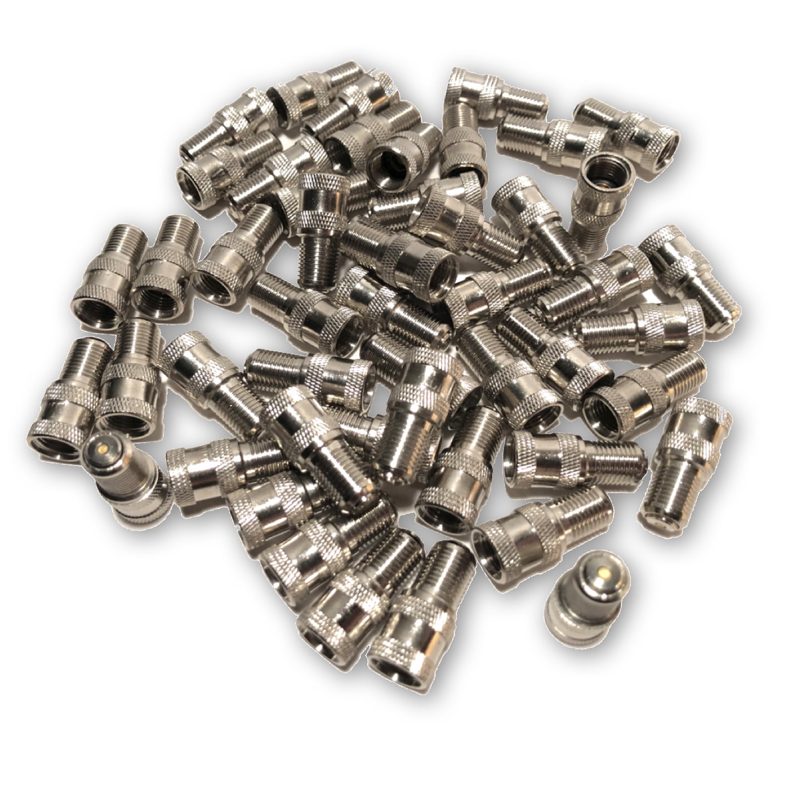 Pack of 100 Double Seal Inflate Through Type Valve Extension Caps for ...