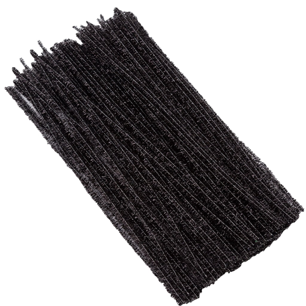 Pack of 100 Furry Stems for Kids Creative Arts and Christmas Crafts ...