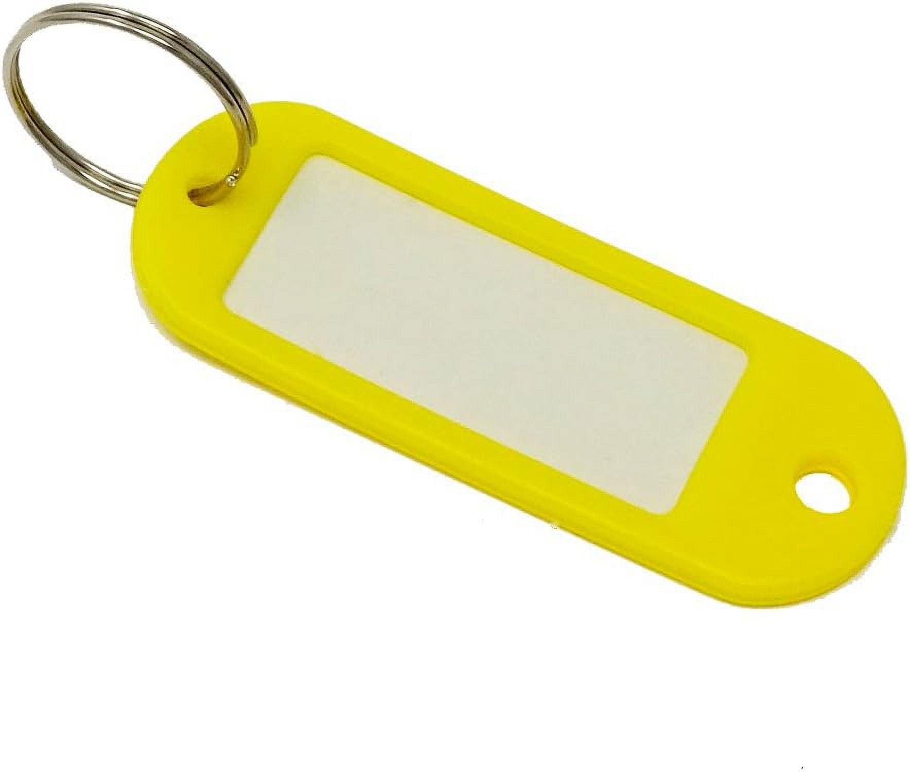 Pack of 100 Key Tags Key Tags withfor Labelling Yellow - Walmart.com