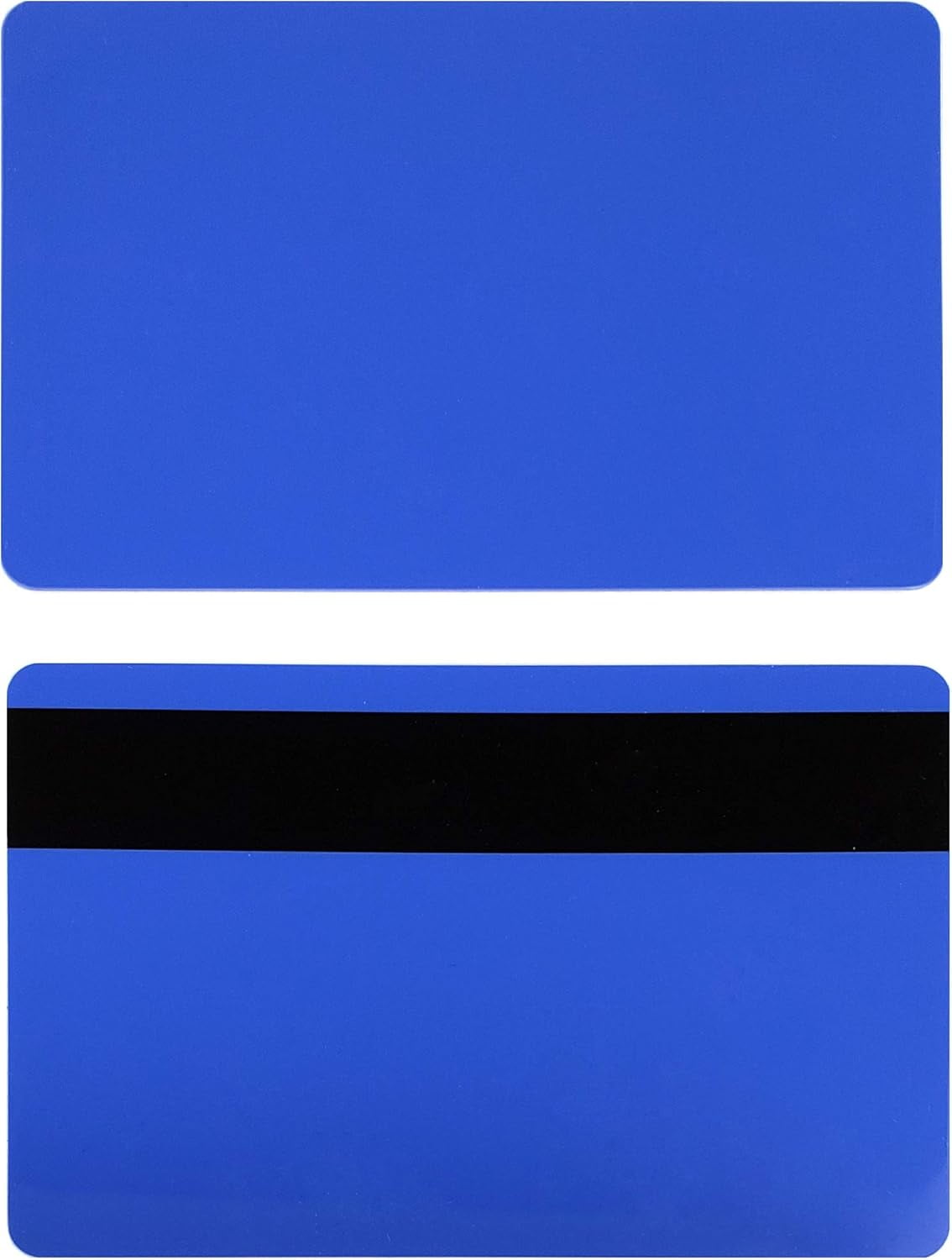 Pack of 100 Premium Graphic Quality Hospital Blue PVC w/HiCo 3 Track ...