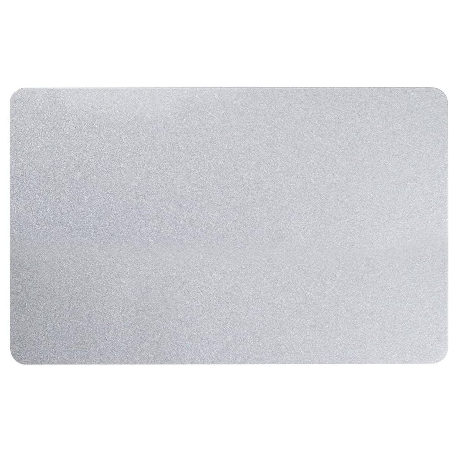 Pack of 100 Premium Graphic Quality Silver PVC Cards CR80 30 Mil ...