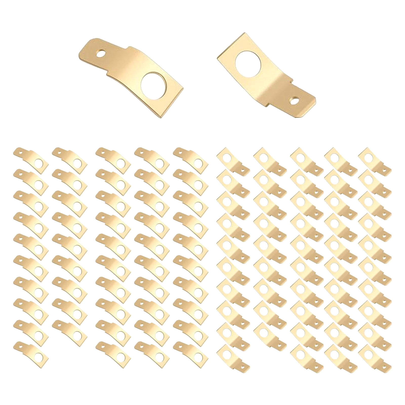 Pack of 100 Quick Disconnects Wire Connectors Without Insulated Male To ...