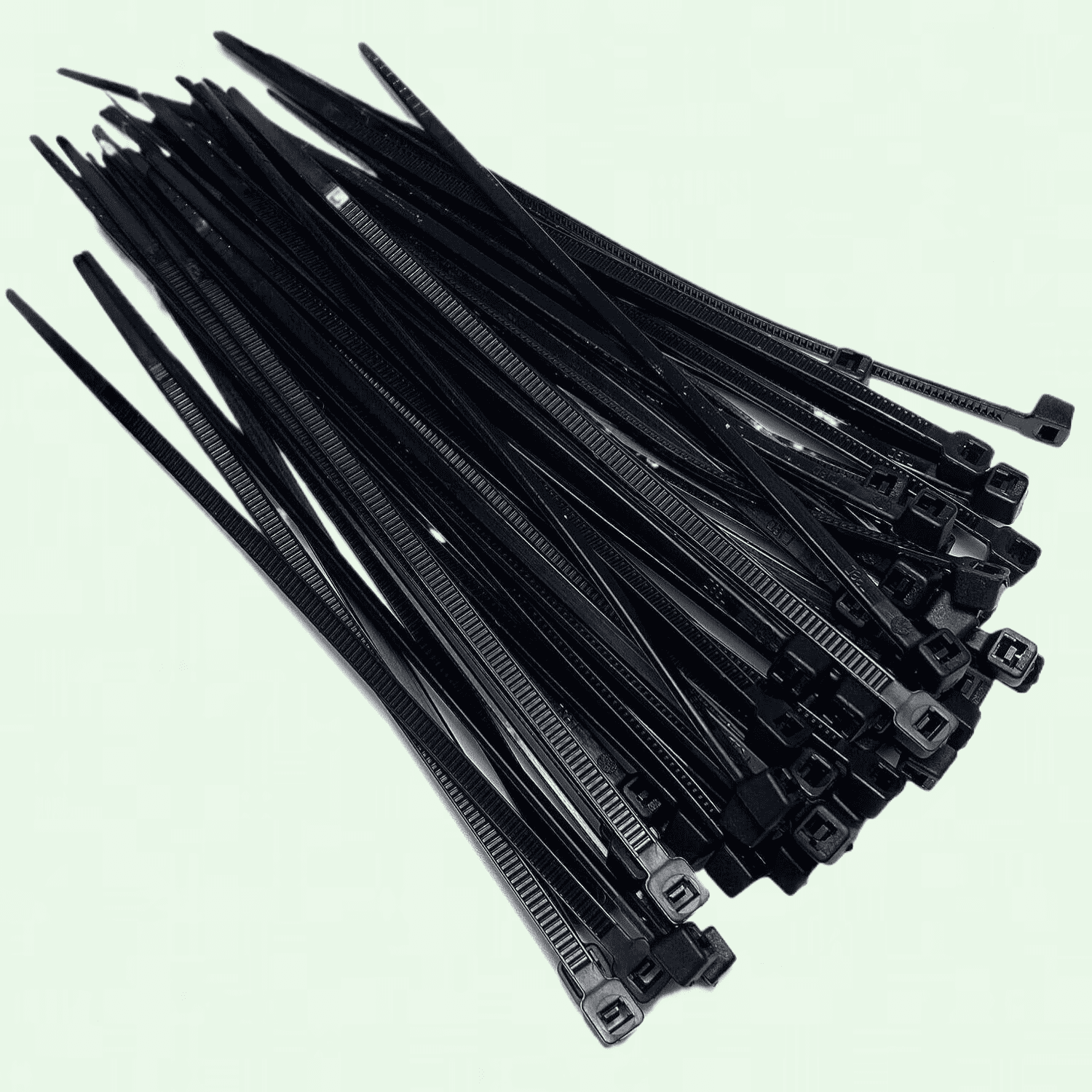 Small Standard Nylon Cable Ties 2.5mm x 100mm, Pack of 100, Black ...