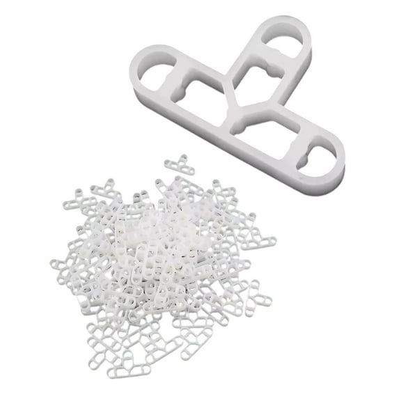 Pack of 100 Tile Positioning Spacers Easy to use Tile Positioning ...