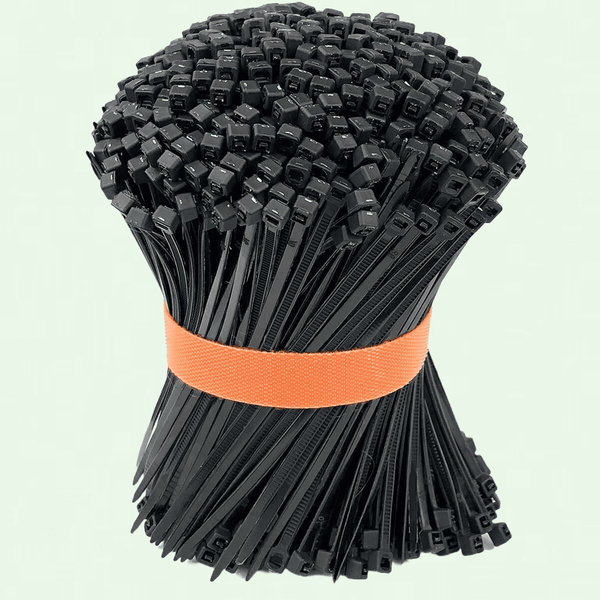 Pack of 1000 Black Plastic Cable Ties, 4 Inch Premium Nylon Zip Ties ...