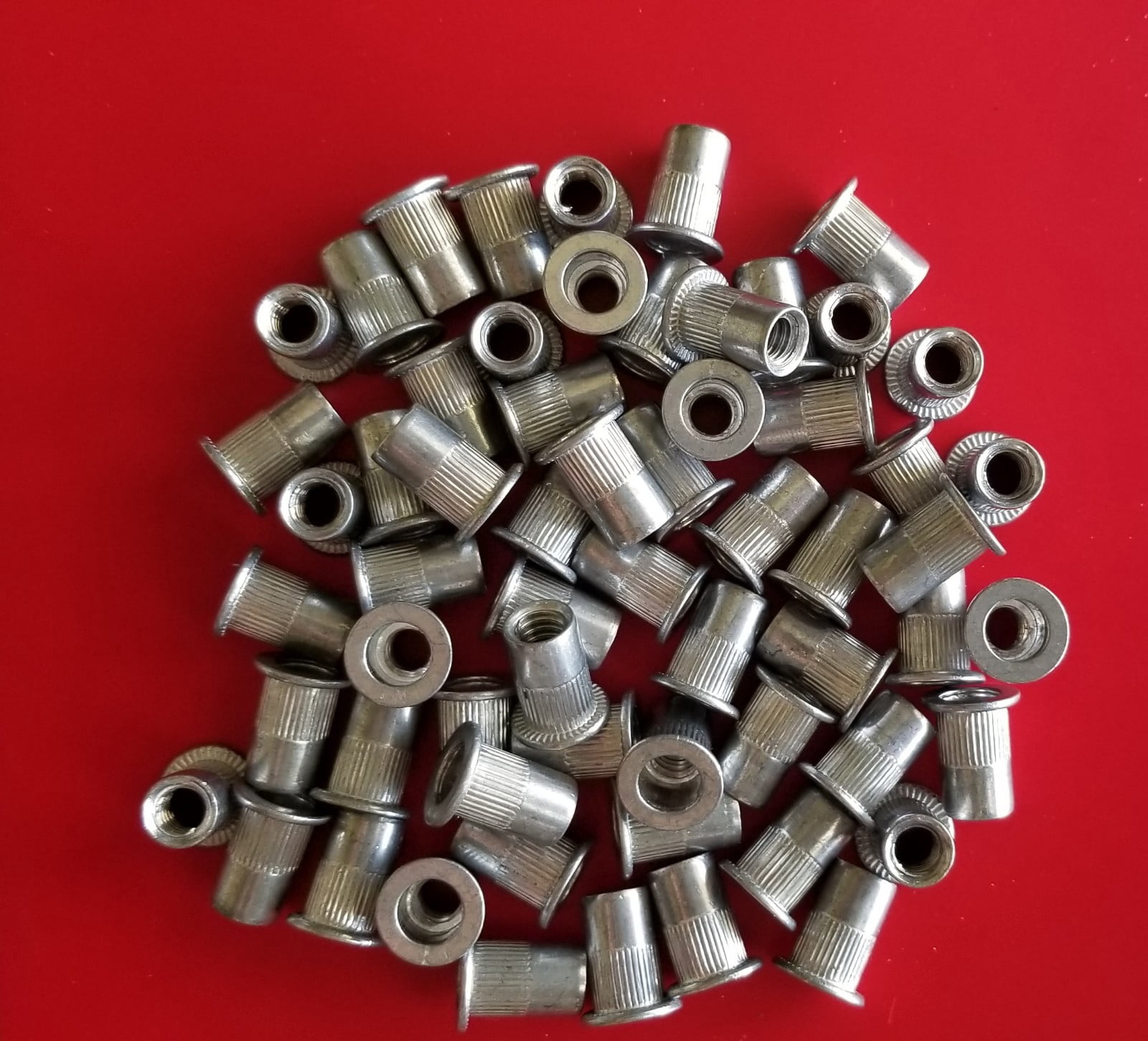 Pack of 1000 pcs 1/4-20 Aluminum Flange Nutserts Rivet Nut Rivnut ...