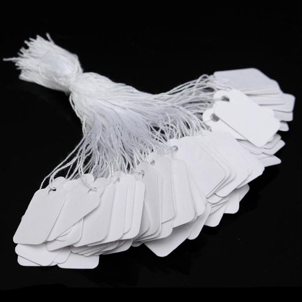 Pack of 100pcs Marking Tag Price Labels Display Tags with Wire Ties ...