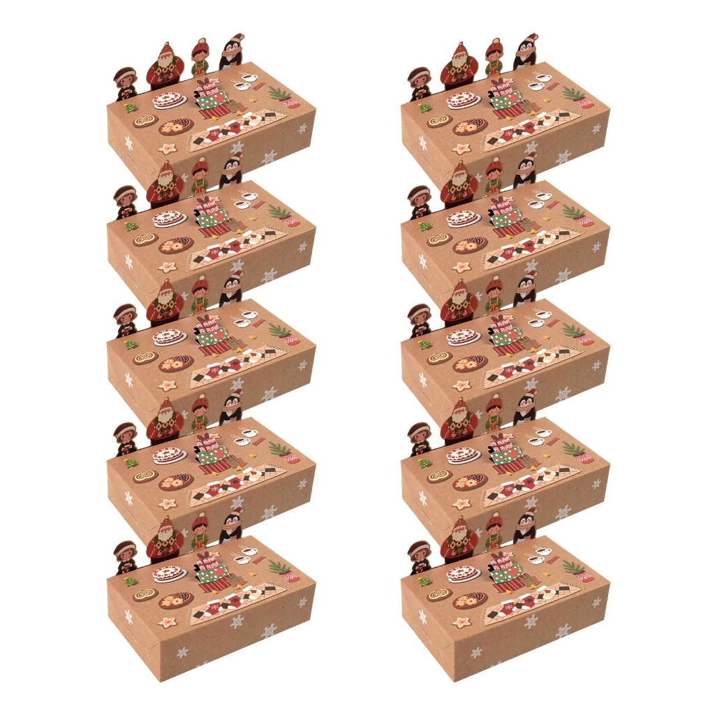 Pack of 10An1ma1Shape 3D Foldable Gift Boxes for Candy Cookie Party ...